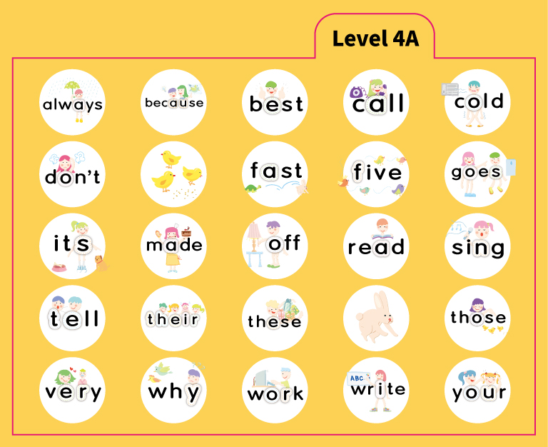 RASS LANGUAGE - Go! 220+2 Sight Word Picture Cards - 官方網店